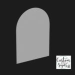 ACRYLIC RECTANGULAR / ARCHED Sign Board - Custom Event Signs