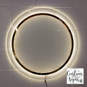 Acrylic LED sign blank | LED sign for business or events - Custom Event ...