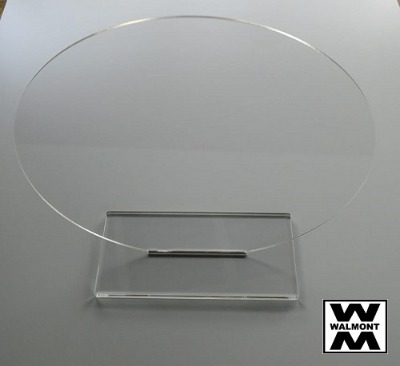 Acrylic Stand Round, Standalone sign board 25cm, 30cm - Custom Event Signs