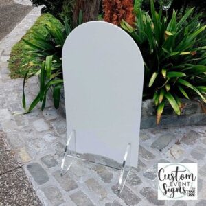 Footpath Sign - Acrylic blank standalone sign - Custom Event Signs